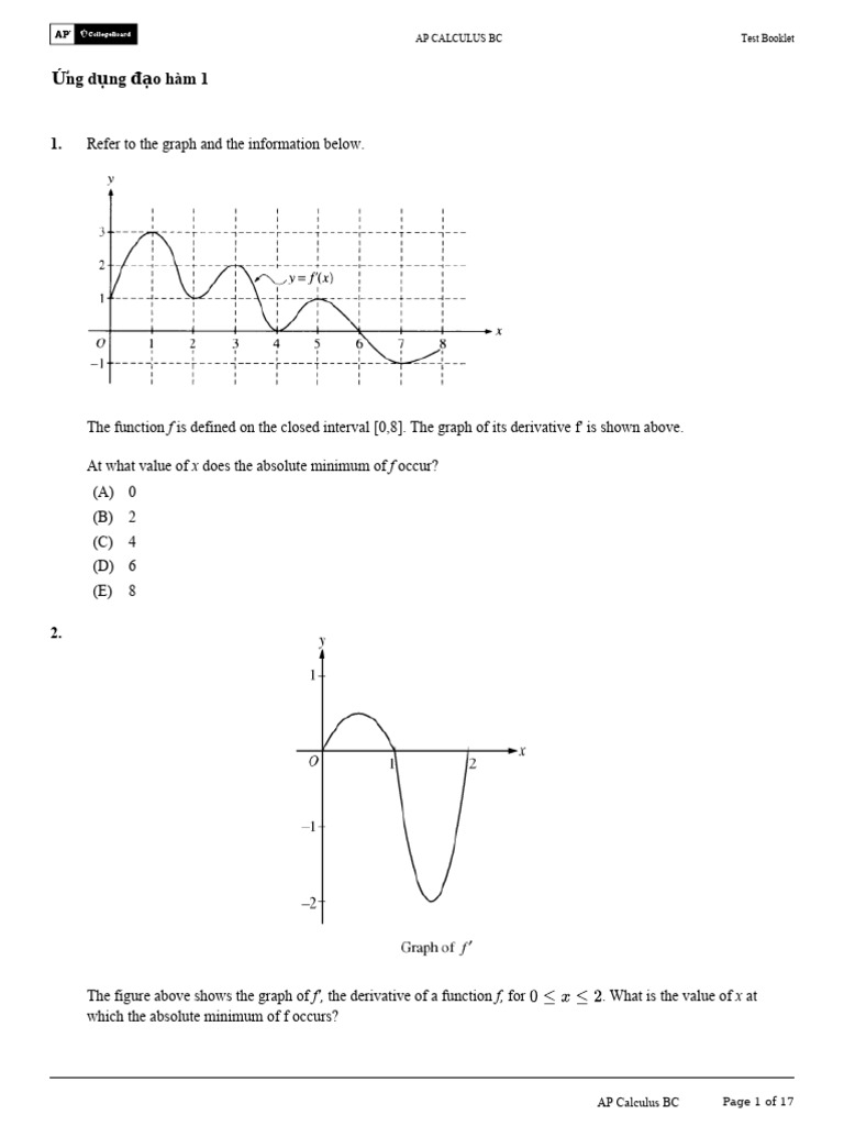 Exercises | PDF | Function (Mathematics) | Derivative