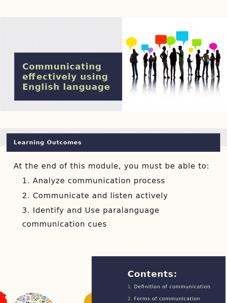 Effective English Communication Skills | PDF | Communication ...