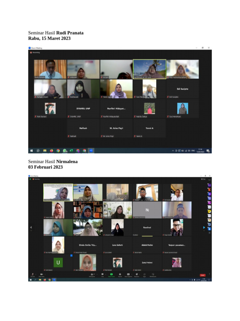 Bukti Ikut Seminar | PDF