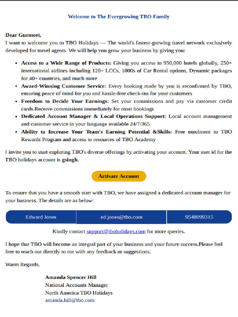 TBO Email Confirmation | PDF