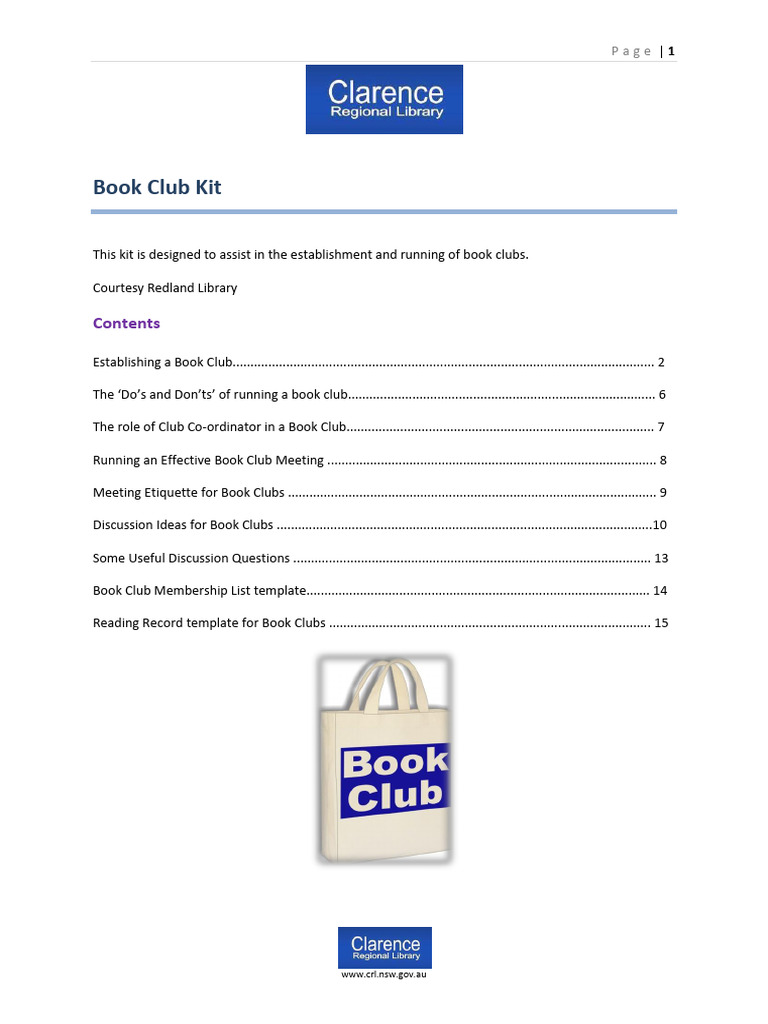 3CRL-Book-Club-Kit21 | PDF | Narrative | Books