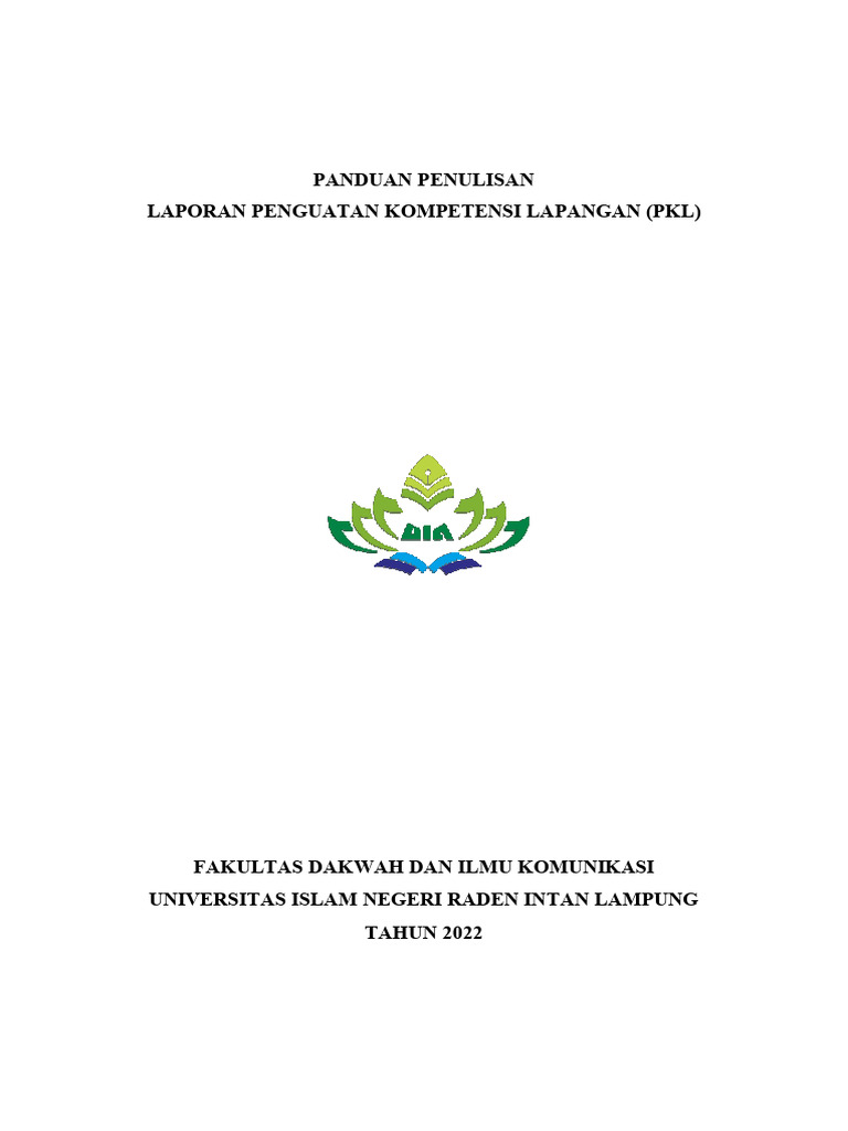 Contoh PANDUAN PKL FDIK Uin Ril | PDF