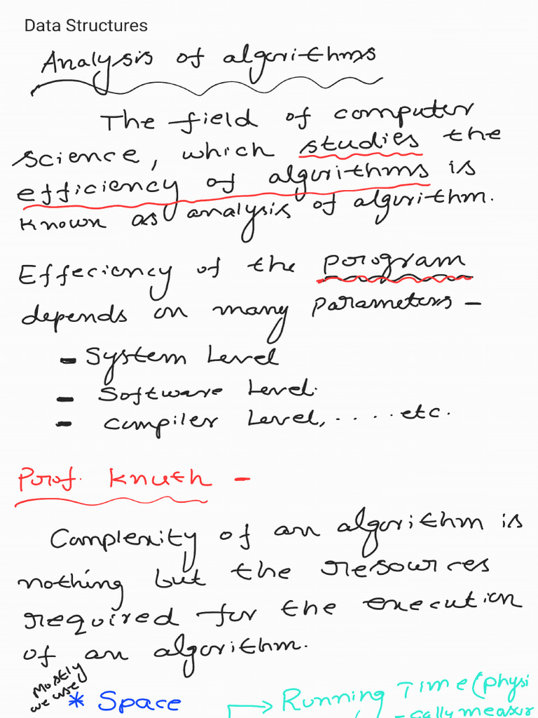 2 - Analysis of Algorithms - 1 | PDF