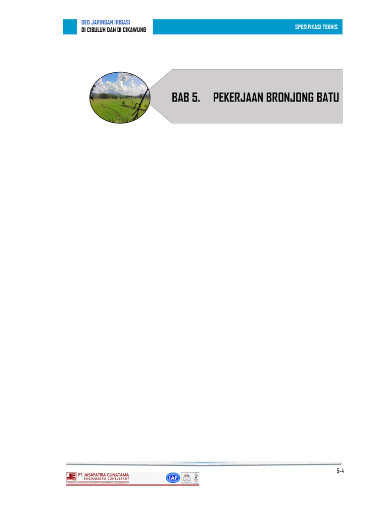 Bab-5 Spektek (Bronjong) | PDF