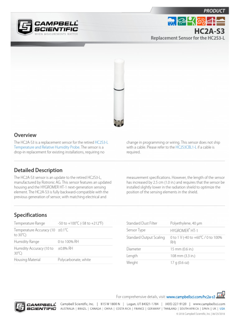 2. CAM BIEN NHIET DO - DO AM Ambient Temperature & Humididy sensor_HC2A ...