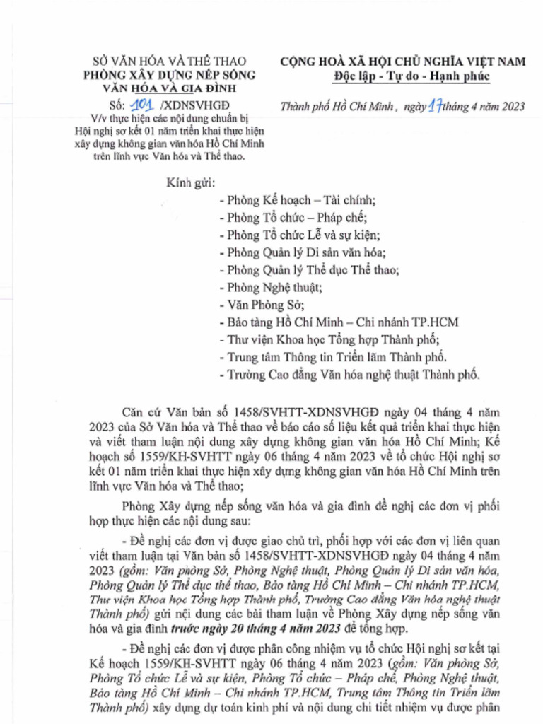 101 XDNSVHG VV TH C Hi N C C N I Dung Chu N B H I NGH S K T 01 N M Tri N Khai TH C Hi N X y D NG ...