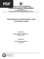 PMCF Sample 2024 for Teachers | PDF | Learning | Psychological Schools