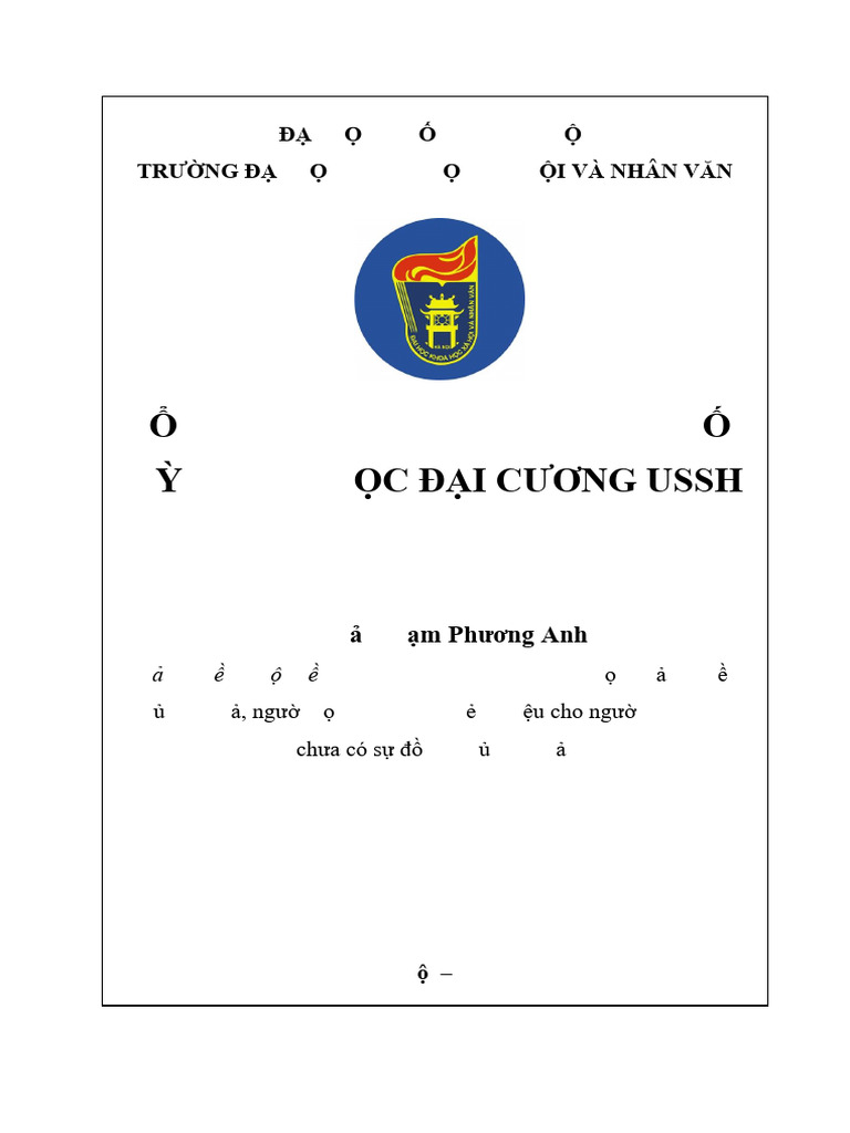 TỔNG QUÁT LÀM BÀI CUỐI KỲ LOGIC HỌC ĐẠI CƯƠNG USSH | PDF