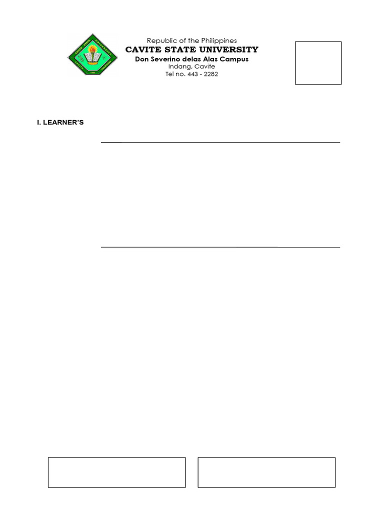 CvSU LSHS Grade 7 Application Formcvhh | PDF