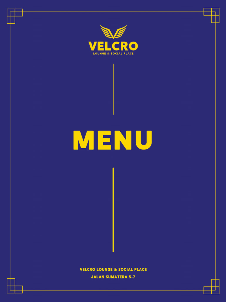 Velcro Lounge & Social Place - Menu - V.2 - Resize | PDF