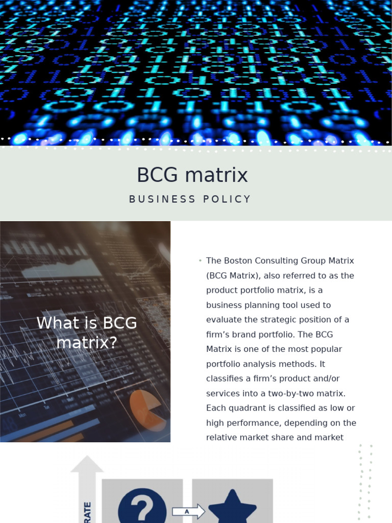 BCG matrix | PDF | Investing | Financial Economics