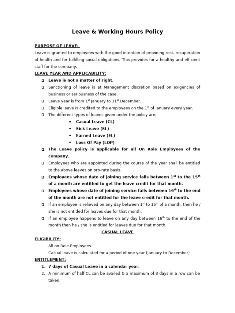 Leave Policy Updated | PDF | Personal Protective Equipment | Government