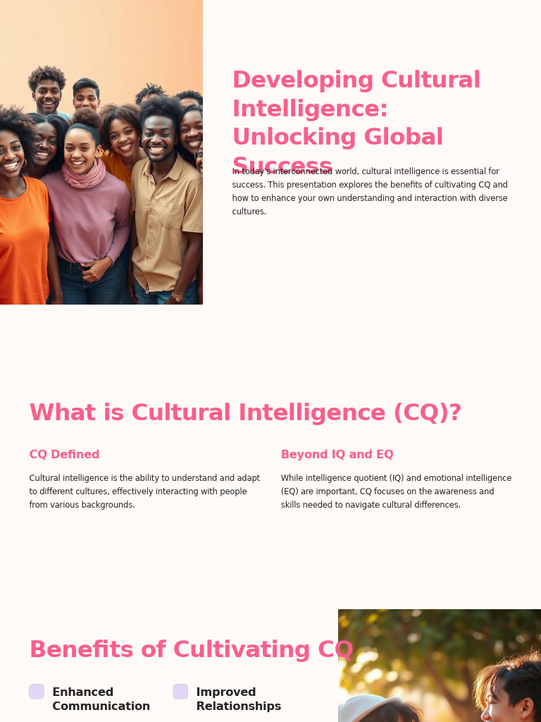 Developing Cultural Intelligence Unlocking Global Success | PDF | Intelligence | Emotional ...