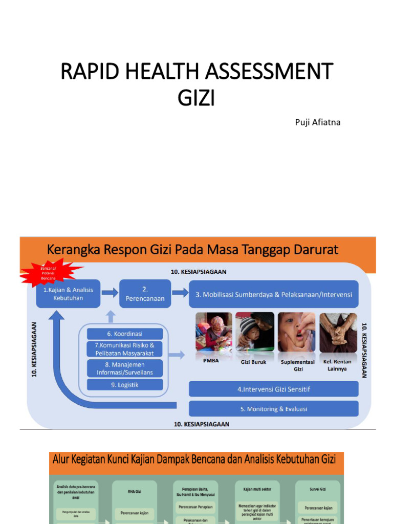Rapid Health Assessment Gizi | PDF