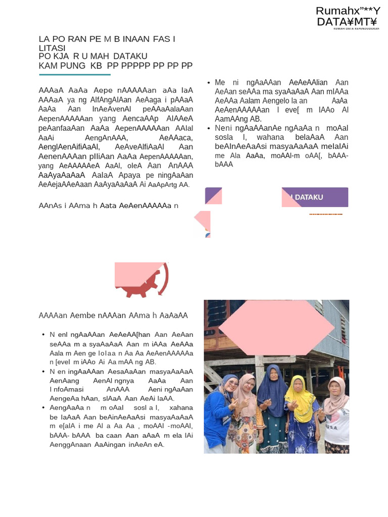 Pembinaan Pokja Rumah DataKu 2023 | PDF