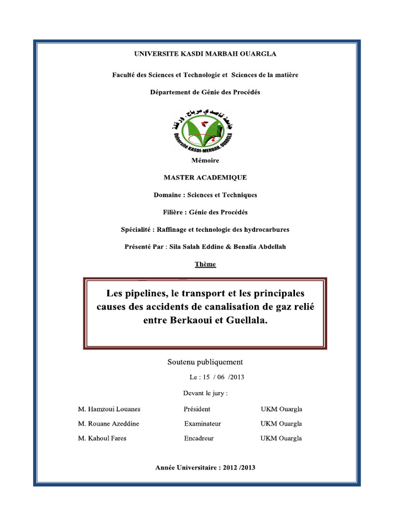 Master Sila Benalia | PDF