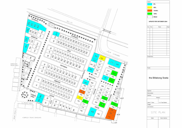 Update Siteplan Per Oktober 2024 | PDF