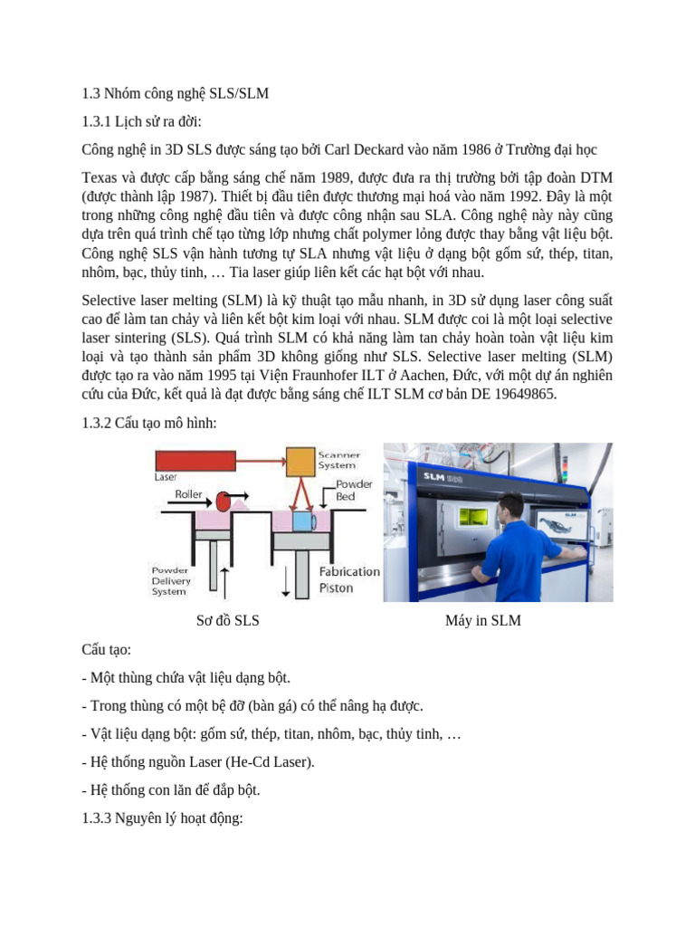 SLS Và SLM | PDF