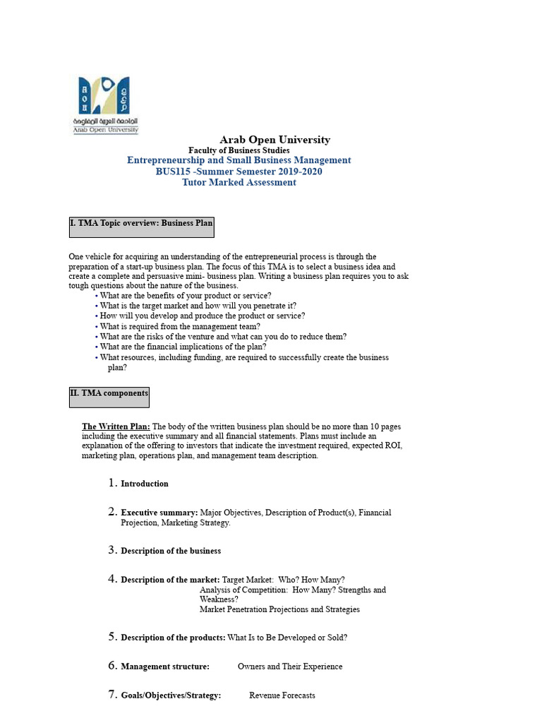 Business Plan Development Guide | PDF | Business