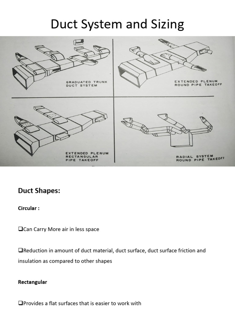 Ducts Layout and Sizing (1) | PDF