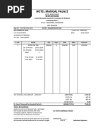 Hotel Bill Format for Sagar Deluxe | PDF