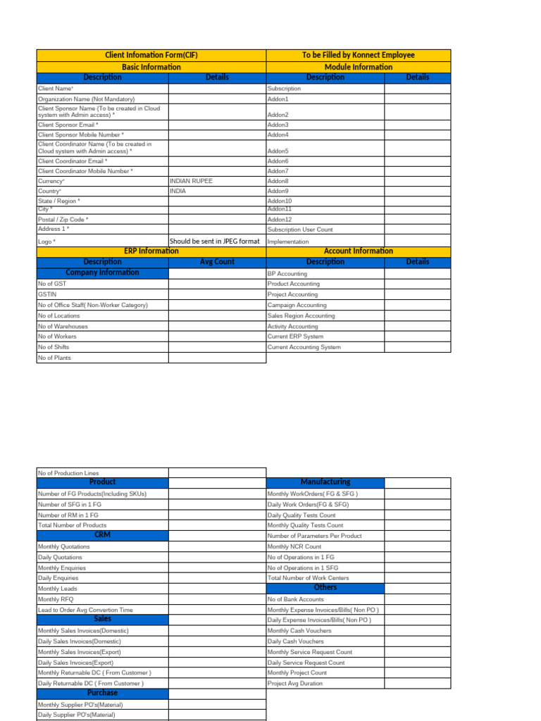 CIF Form Updated | PDF | Invoice | Computing