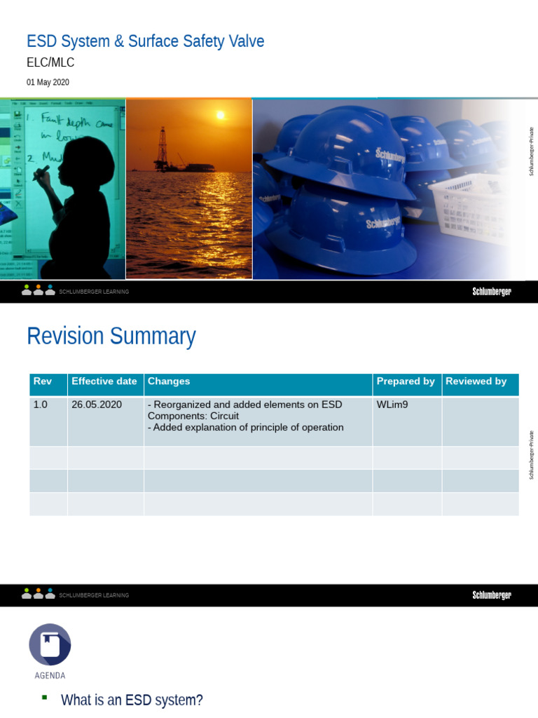 ESD System & Safety Valve Overview | PDF | Valve | Pump