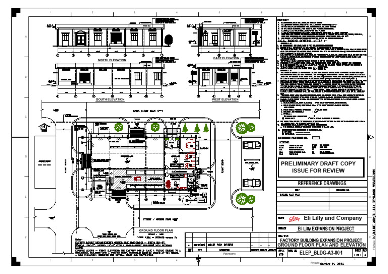 Eli Lilly Expansion Project-G F Plan | PDF