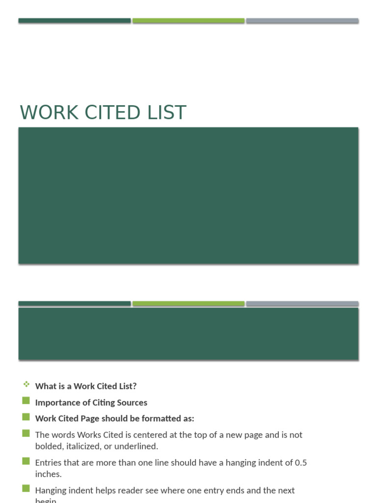 presentation on mla formatting | PDF | Preposition And Postposition ...