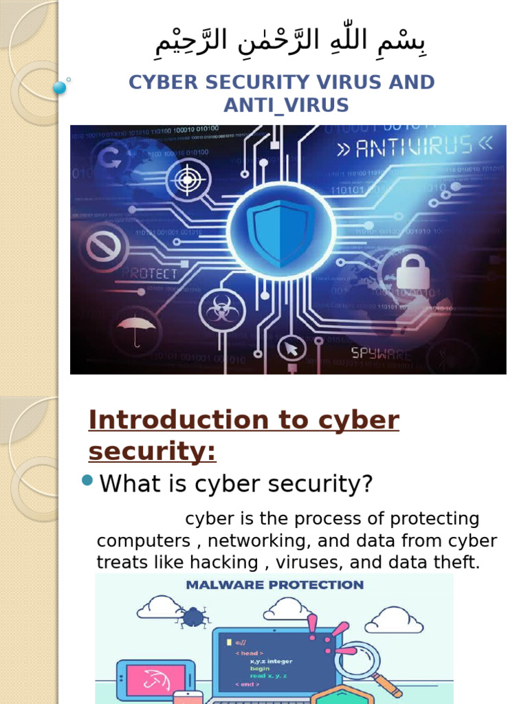Cyber Security Virus and Anti - Virus | PDF | Computer Virus | Antivirus Software