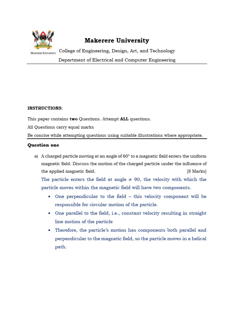 CAT 1 2024 | PDF | Electrical Resistivity And Conductivity | Electron