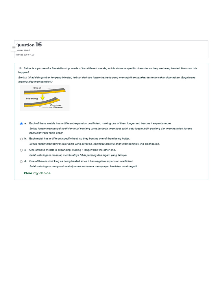 Practice Final Test 2023 - 2024 - Physics 7B (30 Soal) (Page 4 of 6) | PDF