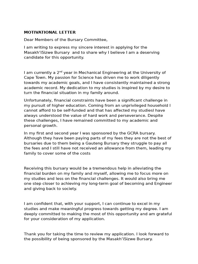 Msi Bursary Application 2025 | PDF