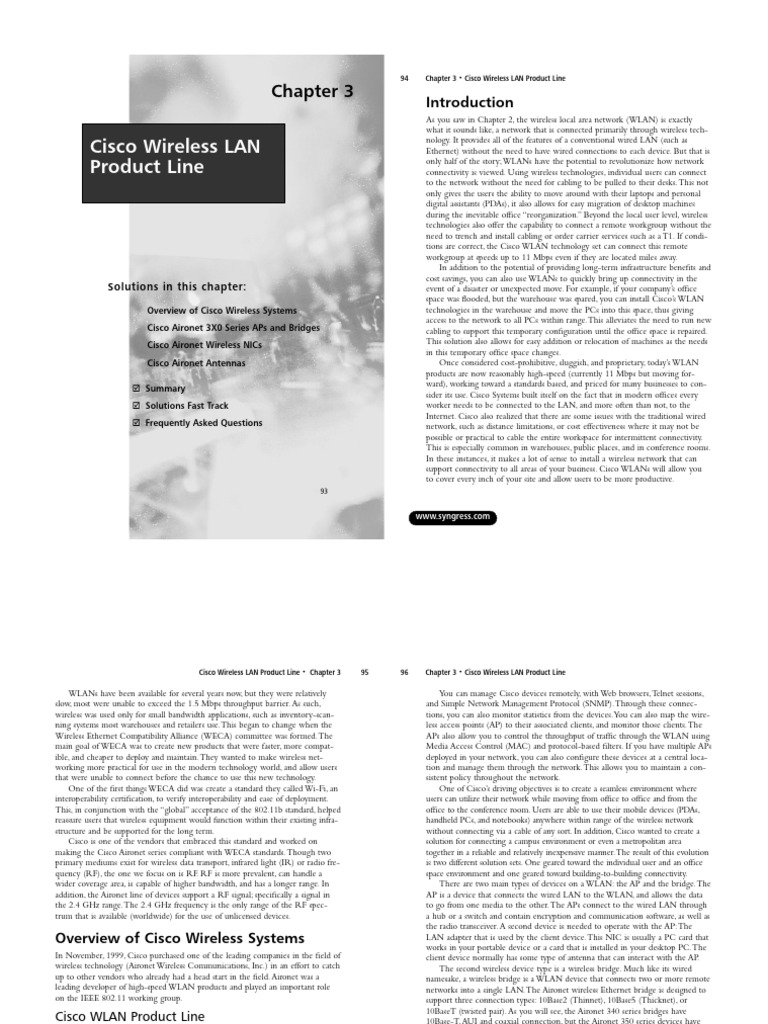 C3 | PDF | Computer Network | Wireless Lan