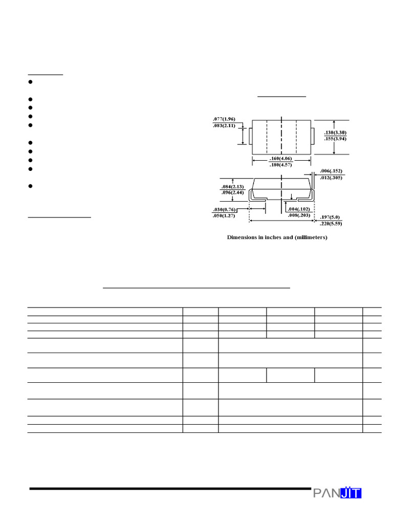 SL24 SMD | PDF | Rectifier | Electric Current