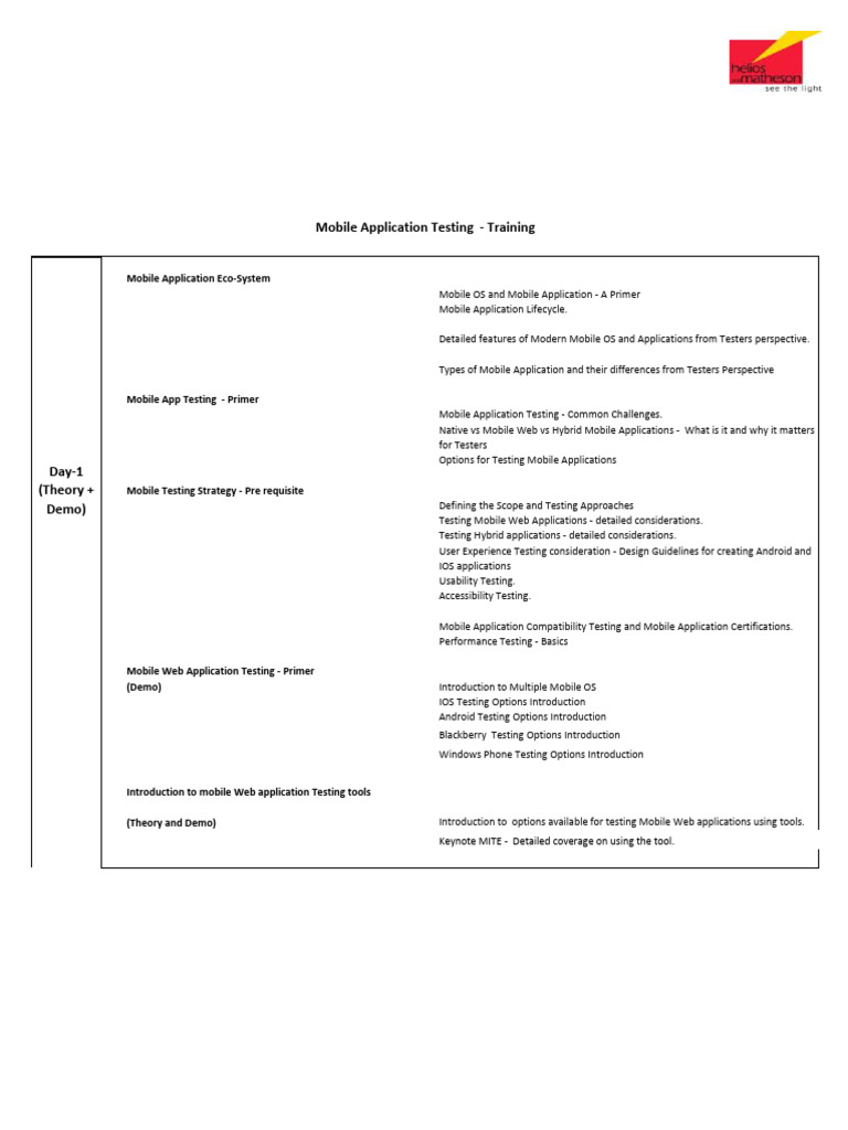 Mobile App Testing Strategies & Tools | PDF | Mobile App | Android ...