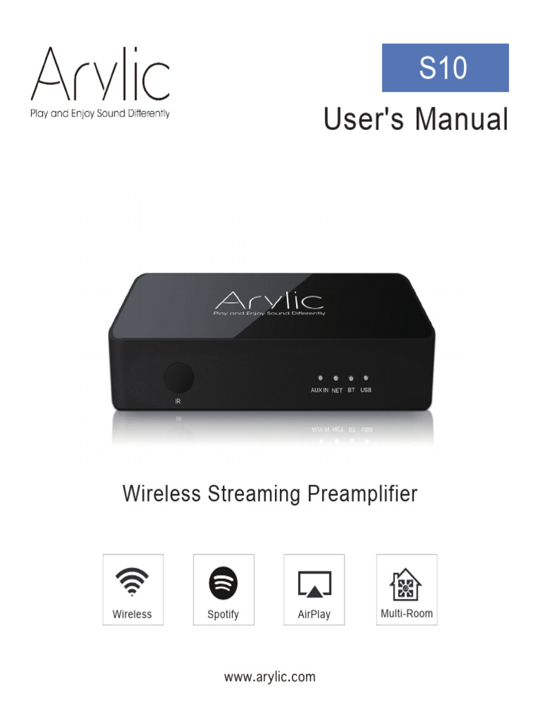 Arylic S10 Manual En | PDF | Bluetooth | Usb