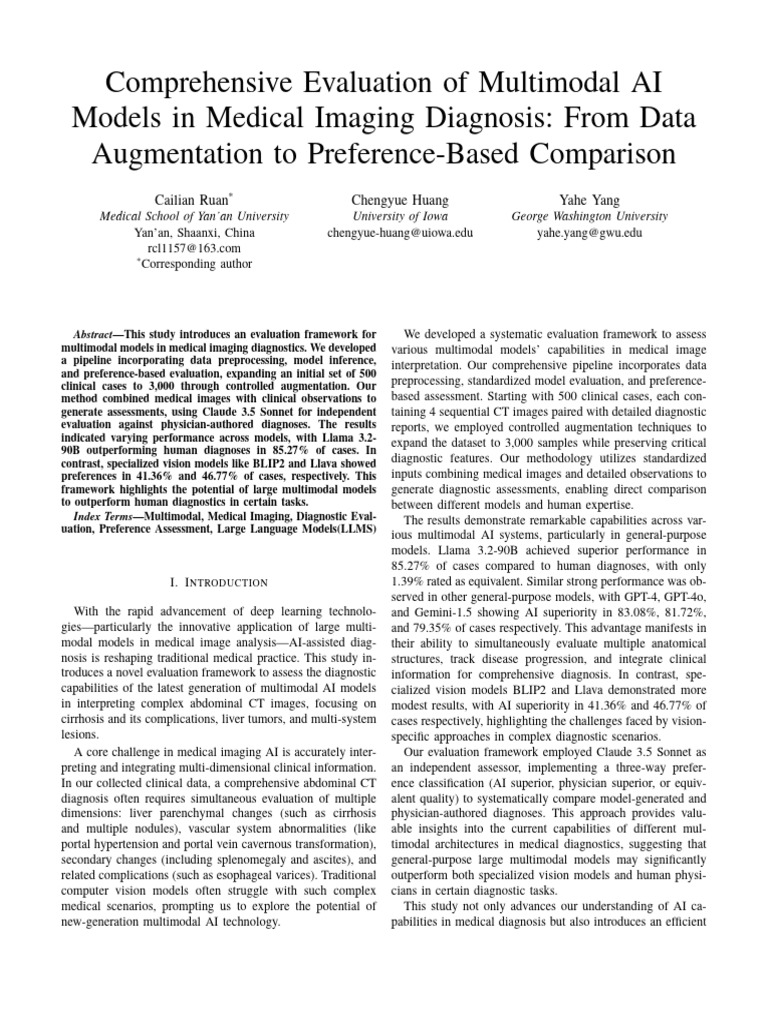 Comprehensive Evaluation of Multimodal AI Models in Medical Imaging Diagnosis - From Data ...