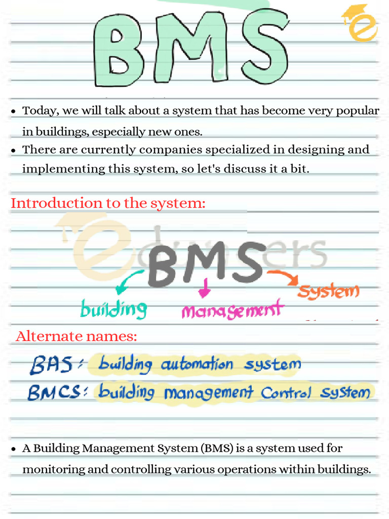 BMS | PDF | Building Automation | Electrical Resistance And Conductance