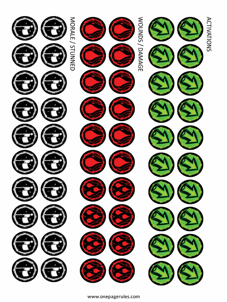 OPR Play Tokens - Large v2.5 | PDF