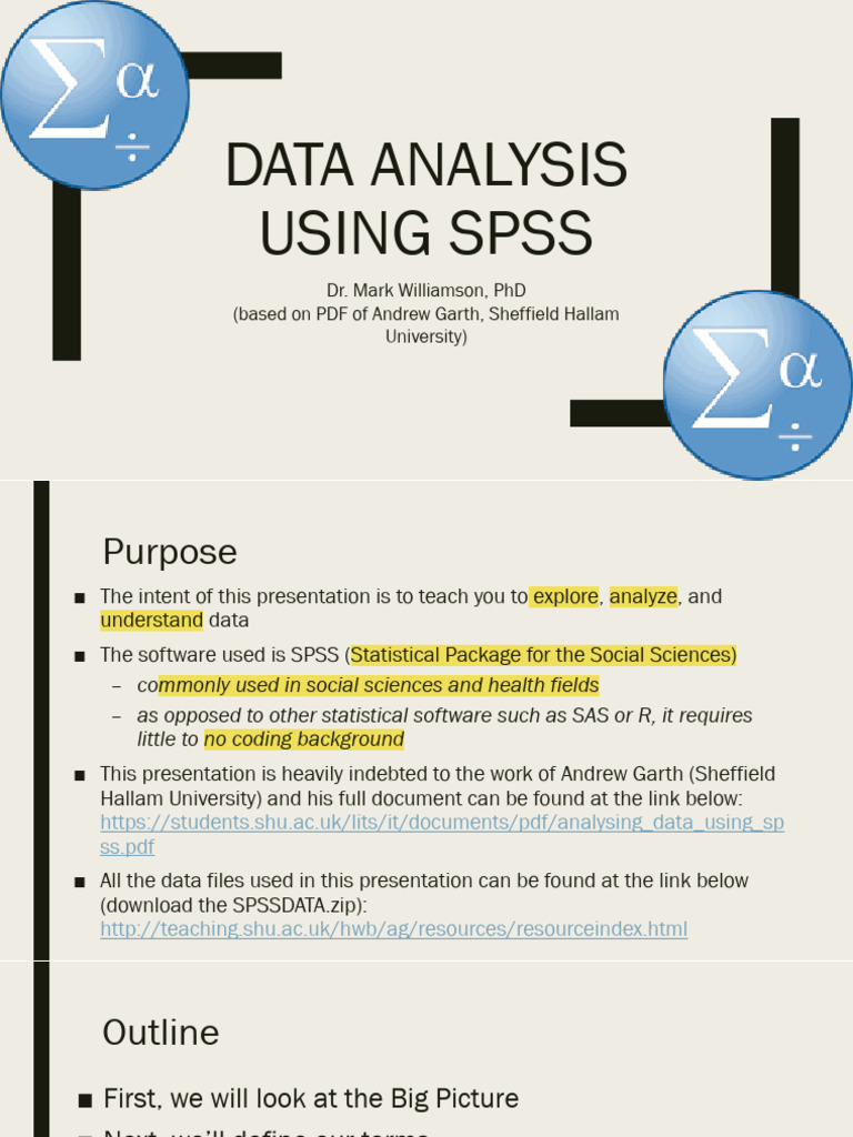 Data Analysis Using Spss-Book | PDF | Statistics | Statistical Analysis