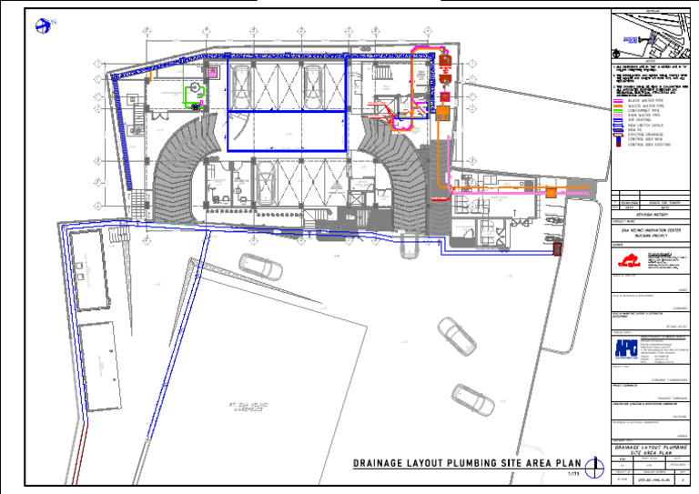 Ded-Dic-Png-15-06 Drainage Layout Plumbing Site Area Plan | PDF