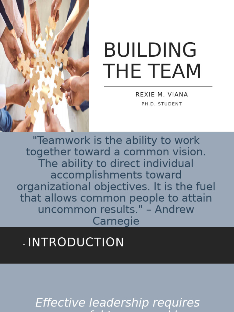 Effective Teamwork in Education Leadership | PDF | Leadership | Teachers