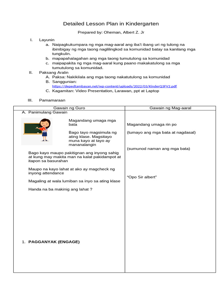 Detailed-Lesson-Plan-in-Kindergarten Finals | PDF