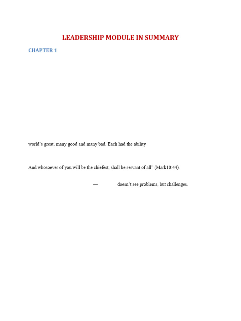 Master Guide Leadership Training Manual | PDF | Leadership | Scarf