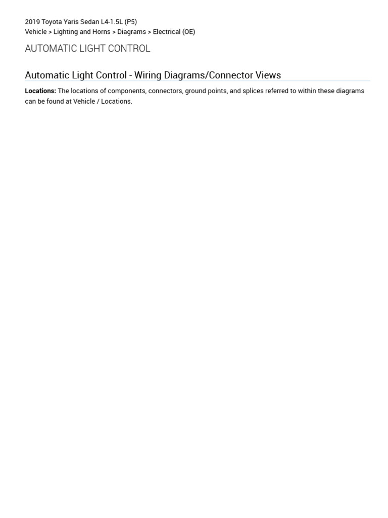 Automatic Light Control (Lighting and Horns) | PDF