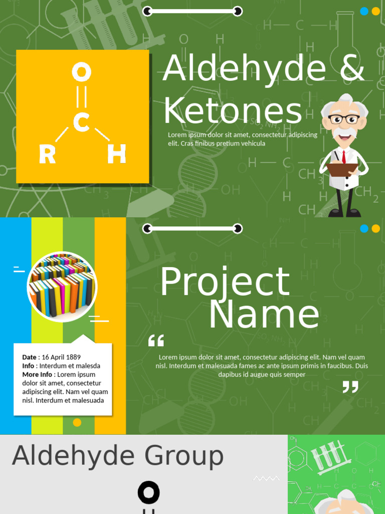 003 Aldehyde and Ketones Powerpoint Templates | PDF | Communication ...