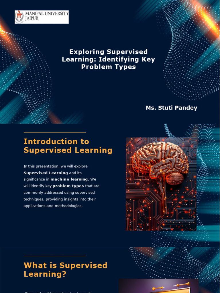 Exploring Supervised Learning - Identifying Key Problem Types | PDF | Statistical Classification ...