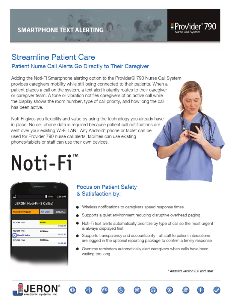 J262_Noti-Fi_790_App-Sheet | PDF | Caregiver | Android (Operating System)