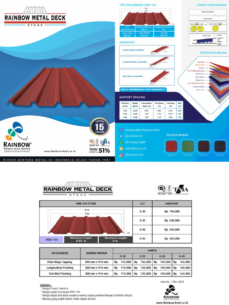 Brosur & Katalog RMD Stone Rainbow | PDF